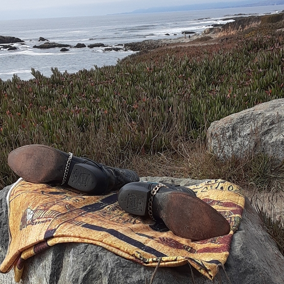 Holy Mountaineering Customs | Accessories | Custom Leather Metal Boot ...